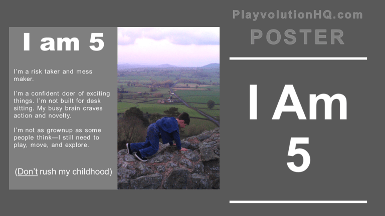 I Am 5 Poster | Playvolution HQ
